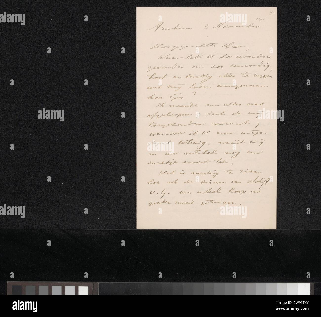 Brief an Pieter Haverkorn van Rijsewijk, Theo Colenbrander, 1851–1915 ...