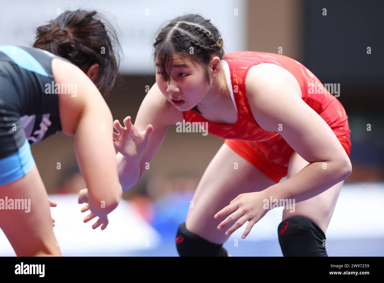 Yoyogi 2. Gymnasium, Tokio, Japan. Dezember 2023. Sowaka Uchida, 22. DEZEMBER 2023 - Wrestling ...