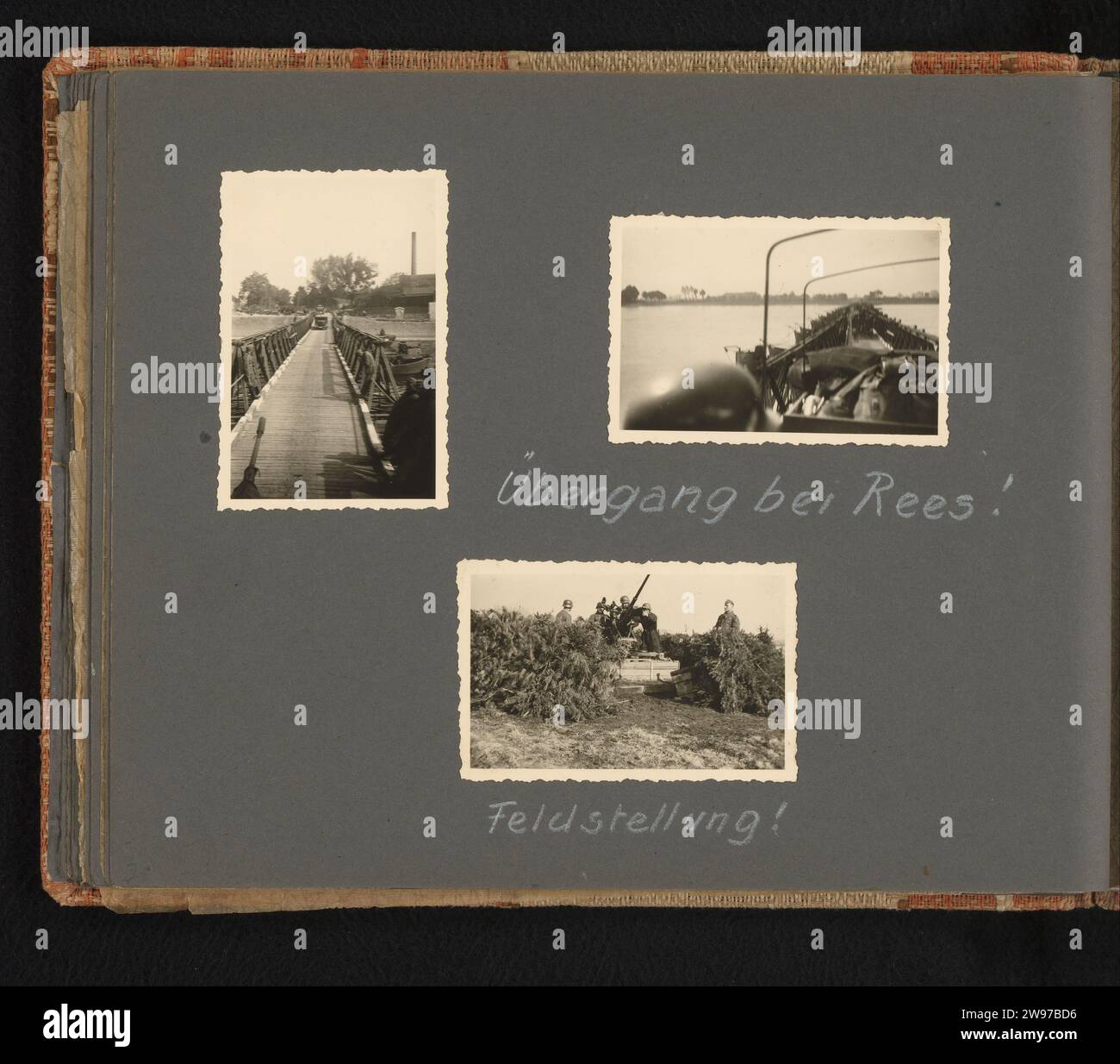 Übergang bei Rees! Field Position!, Anonym, 1940 - 1941 Fotoalbum ...