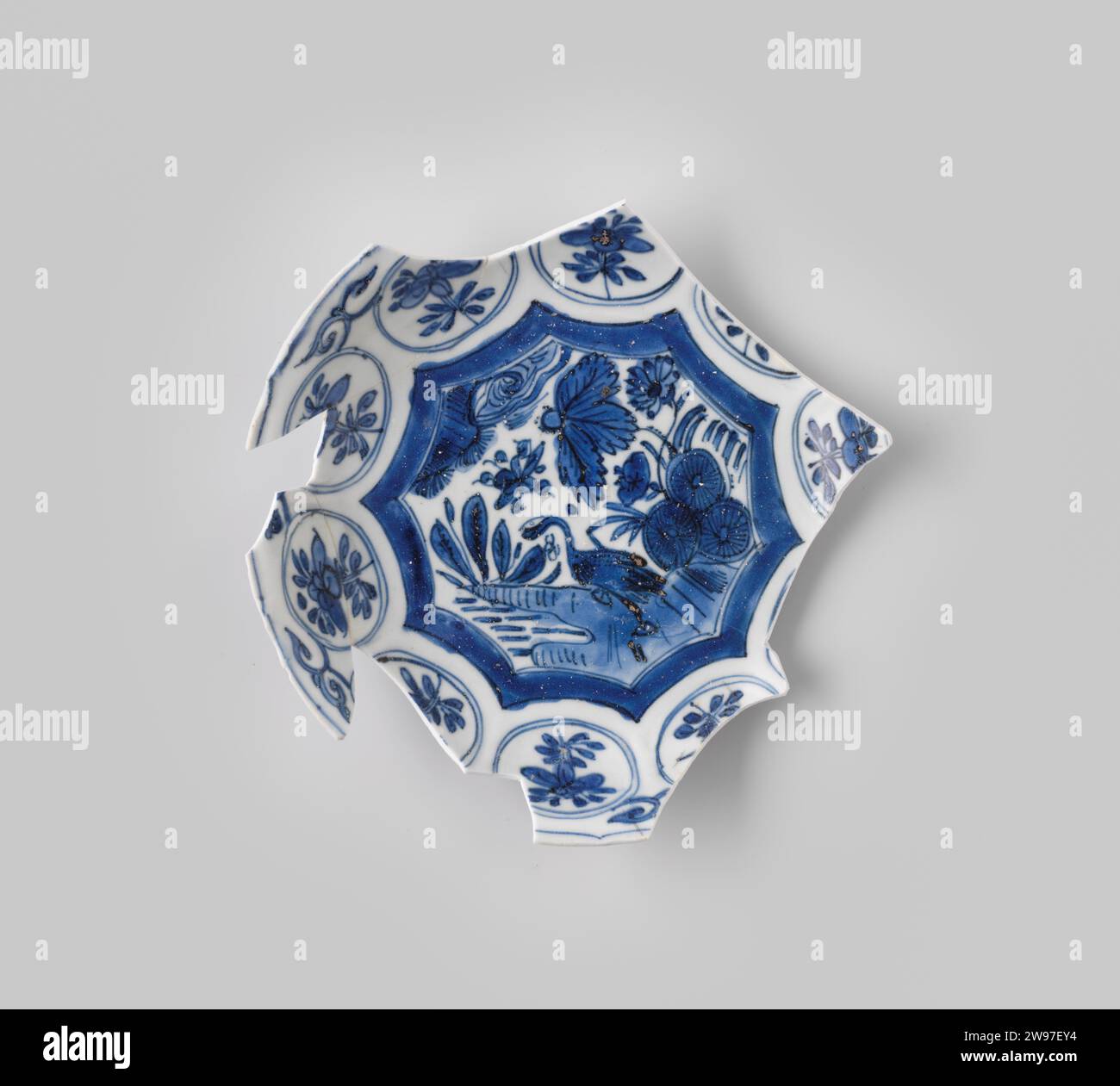 Porzellanschale aus chinesischem Porzellan aus dem Wrack des ...