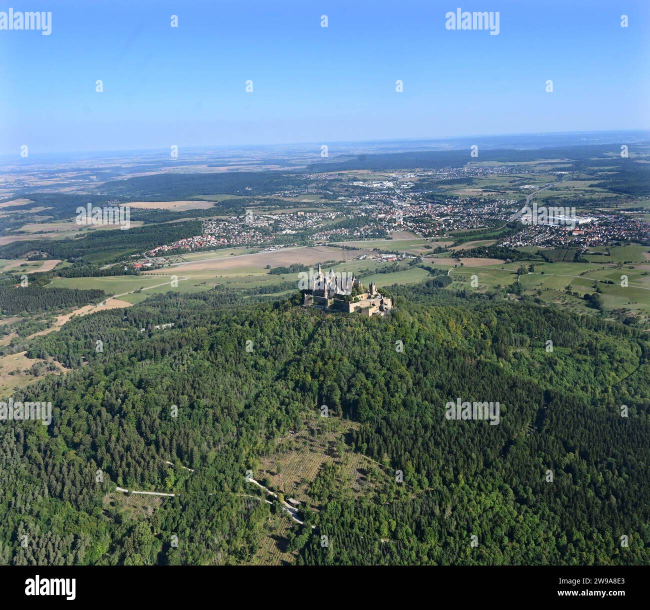 Luftbild Hechingen Burg Hohenzollern Luft Luftbild Hechingen Burg ...