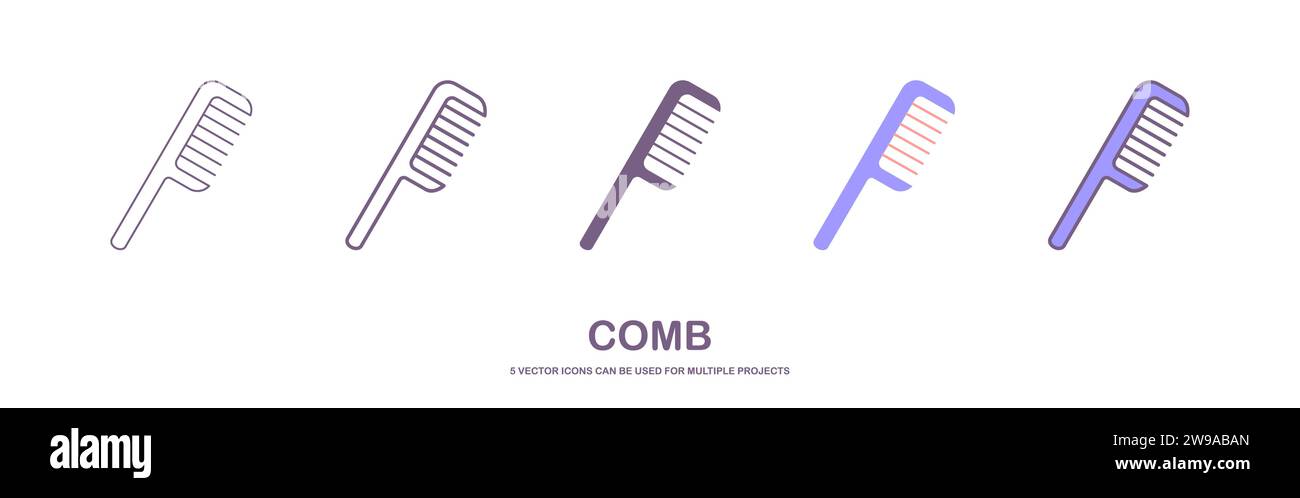Kamm Symbol Symbol Vorlage für Grafik und Web Design Sammlung Logo ...