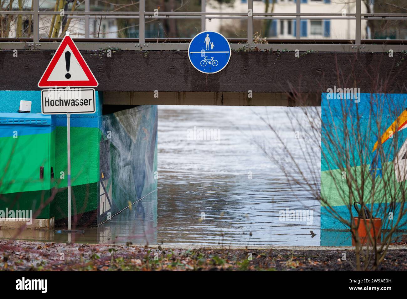 Schne Wasserstand Weser Bremen Bild