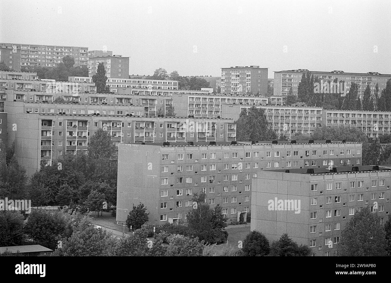 Neubaugebiet Fritz- Heckert 20.06.1994, Chemnitz, Neubaugebiet Fritz ...