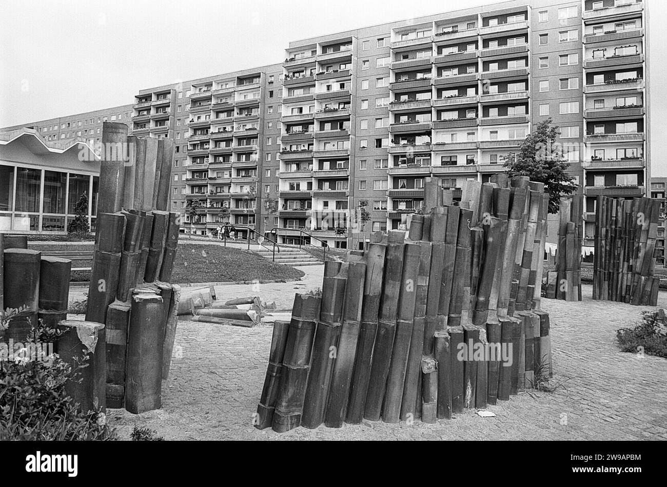 Neubaugebiet Fritz- Heckert 20.06.1994, Chemnitz, Neubaugebiet Fritz ...