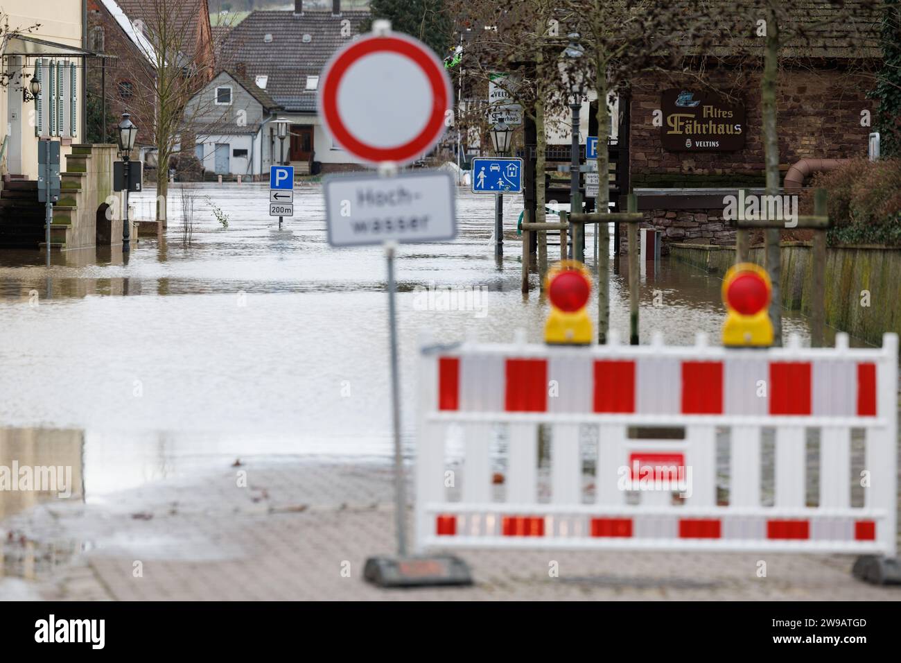Schne Wasserstand Weser Bremen Bild
