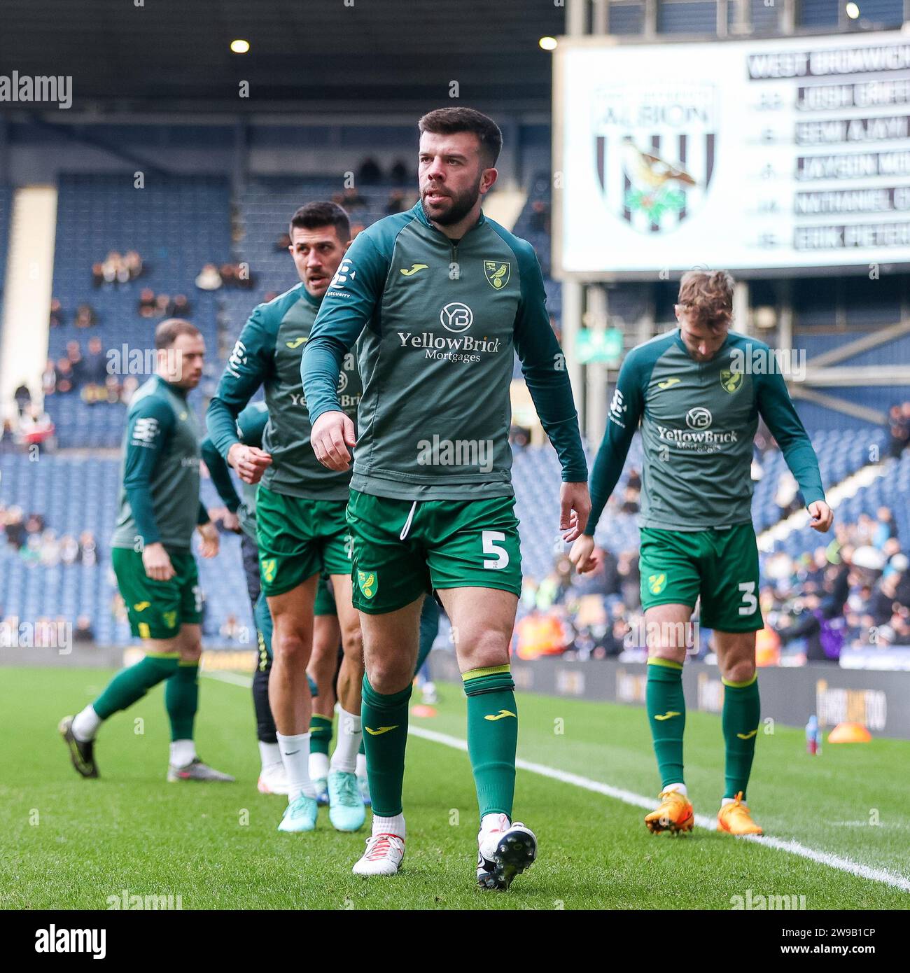 West Bromwich, Großbritannien. Dezember 2023. Norwich's Grant Hanley ...