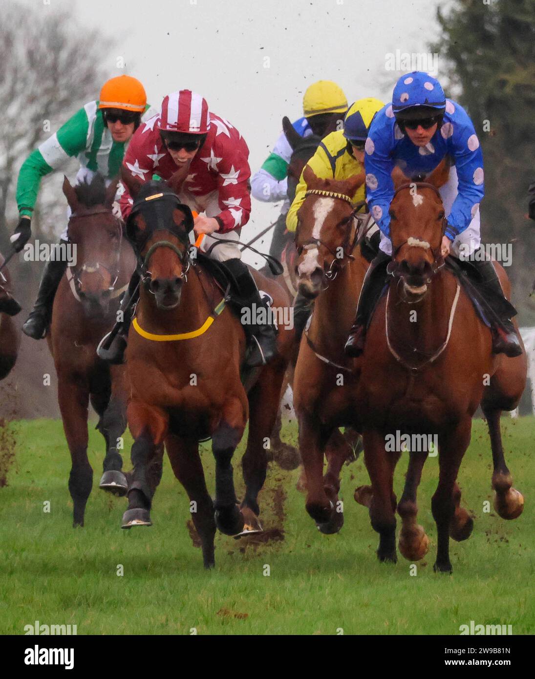 Die Royal Racecourse, Lisburn, Nordirland. Dezember 2023. Meeting Am ...