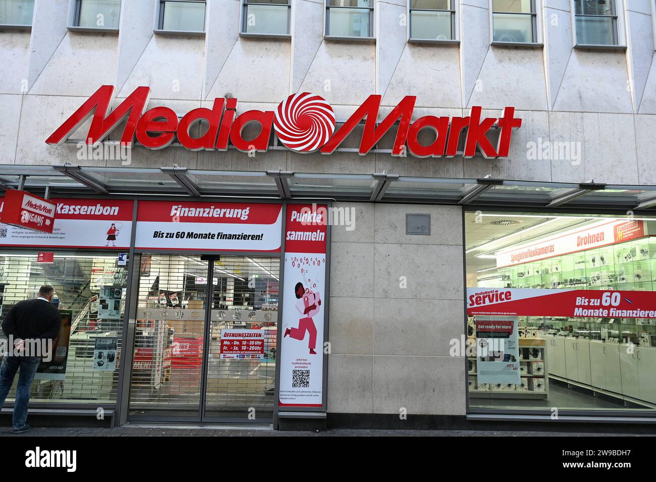 Logo, Schriftzug der Handelskette MEDIAMARKT, eine multinationale ...