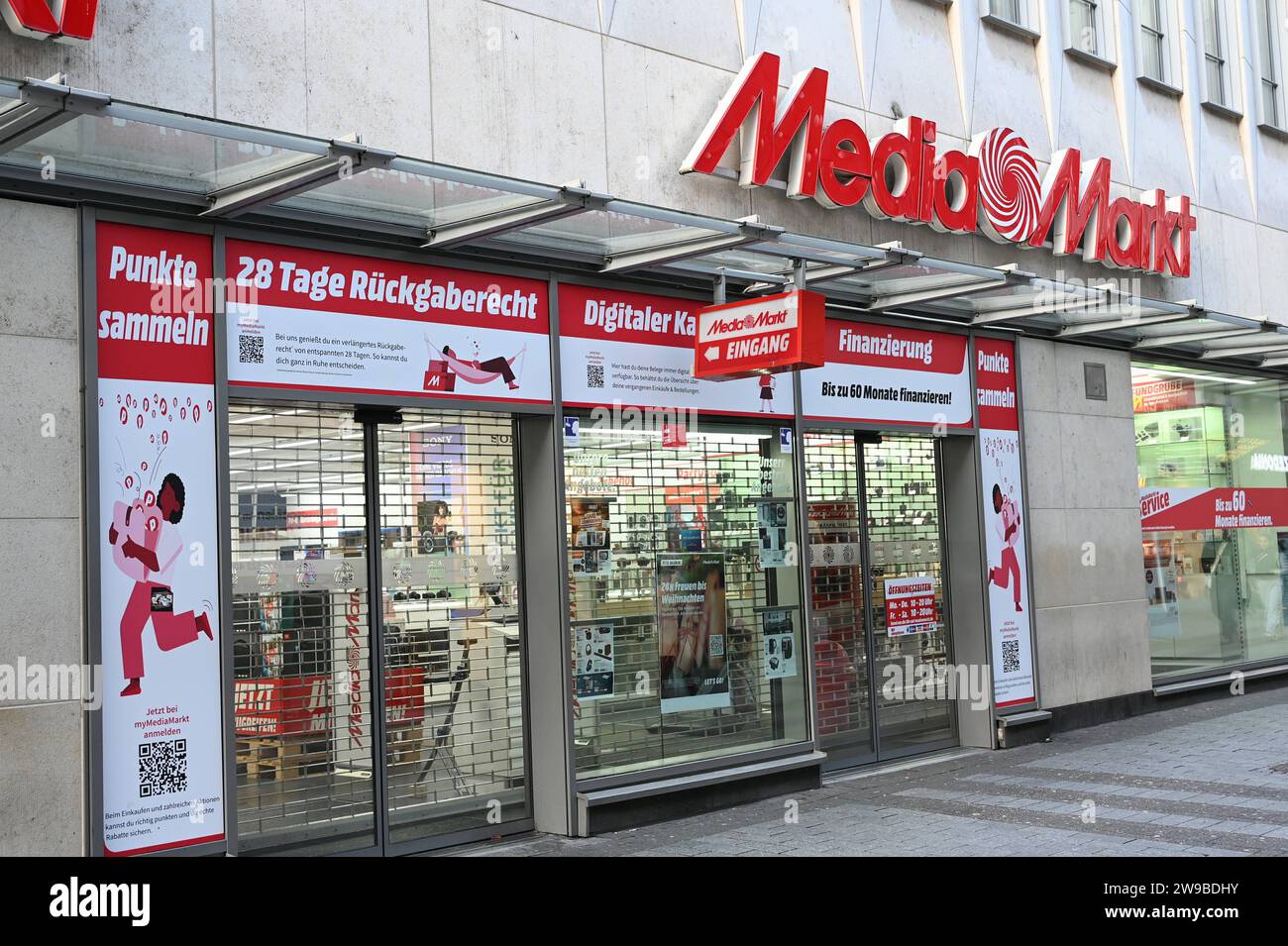Logo, Schriftzug der Handelskette MEDIAMARKT, eine multinationale ...