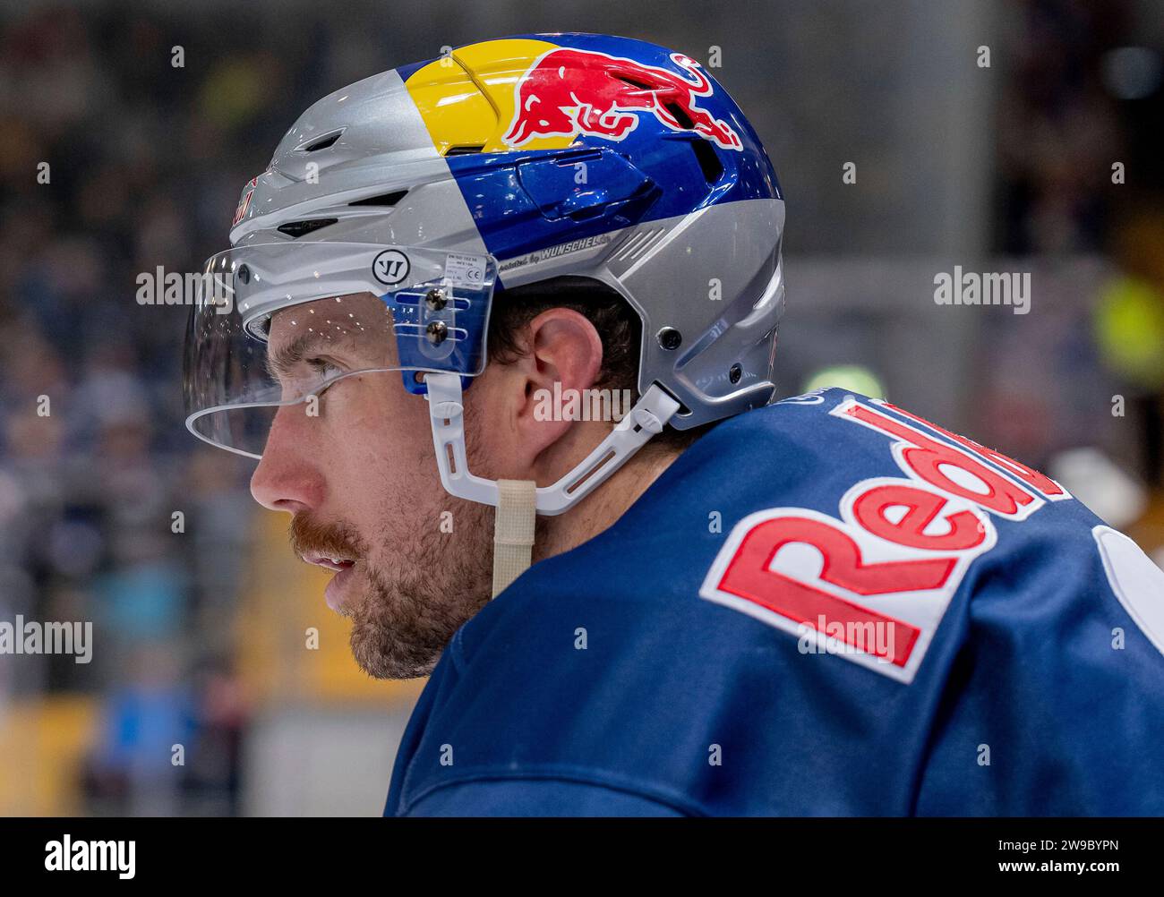 München, Deutschland. Dezember 2023. Andrew MacWilliam (EHC Red Bull ...