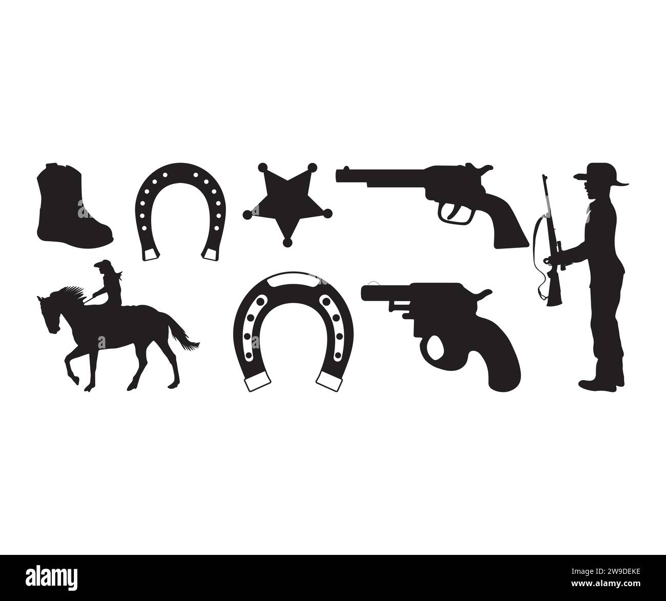 Little Cowboy, Little Cowboy SVG, Pony SVG, Little Cowboy Silhouette ...