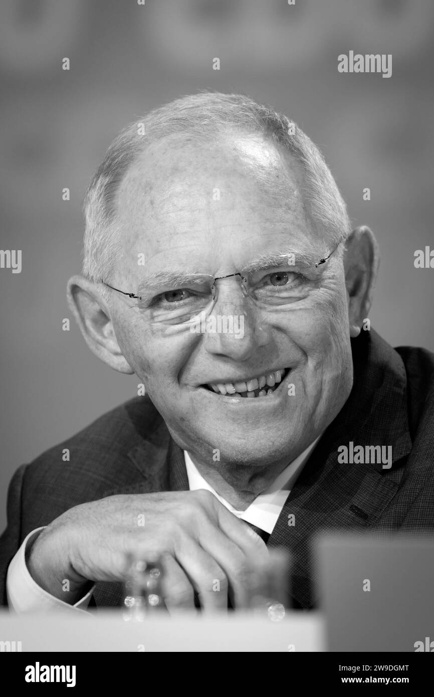 27.12.2023,Berlin,Dr. Wolfgang Schäuble ist tot.am gestrigen 2.Weihnachtsfeiertag starb er im ...