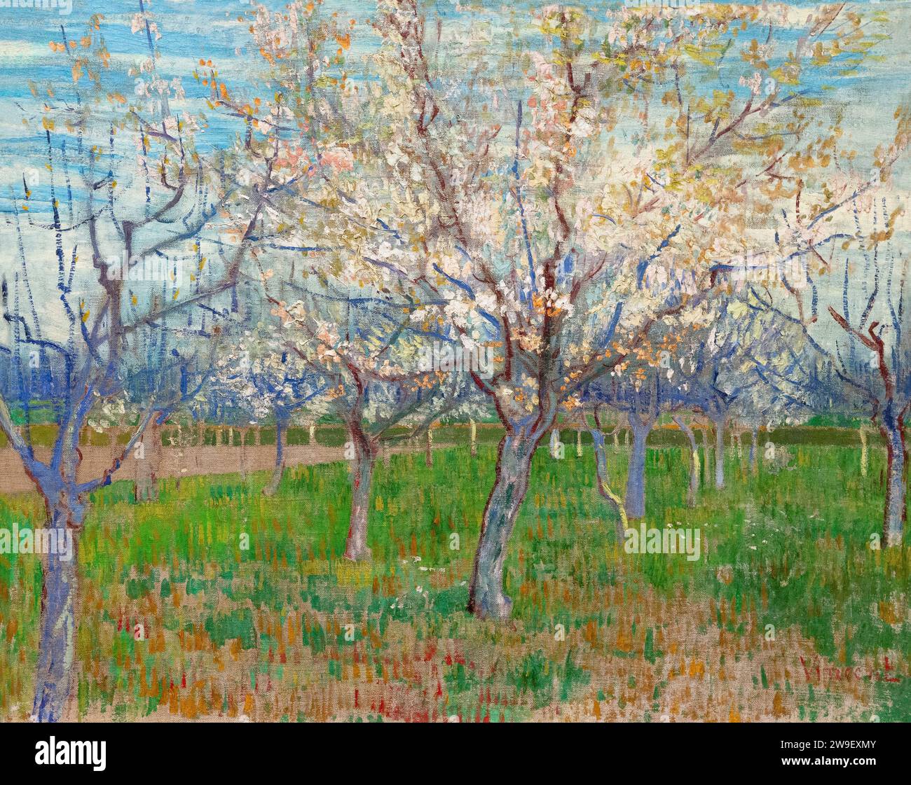 Painting of the pink orchard -Fotos und -Bildmaterial in hoher ...