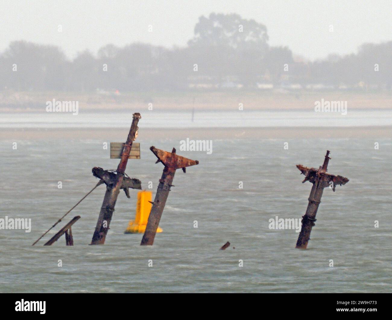 Sheerness, Kent, Großbritannien. Dezember 2023. Wetter in ...