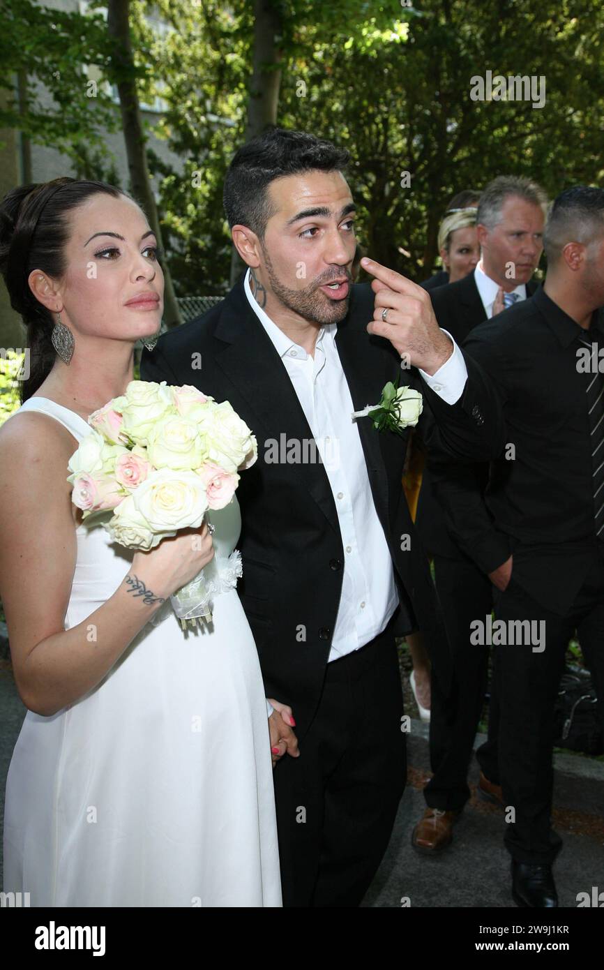 Hochzeit von Bushido 33 / Anis Mohamed Youssef Ferchichi und seine schwangere Freundin Anna ...