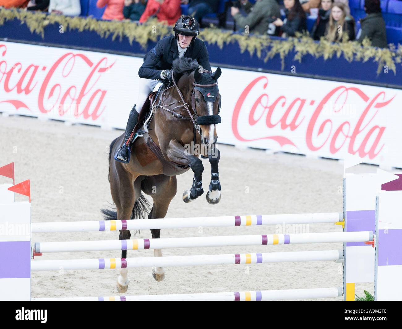 Kevin Staut von Frankreich mit Visconti du Telman während der Agora ...