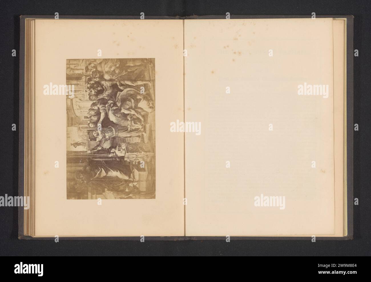 Fotoproduktion eines Pappbildes, das das Opfer in Lystra darstellt ...