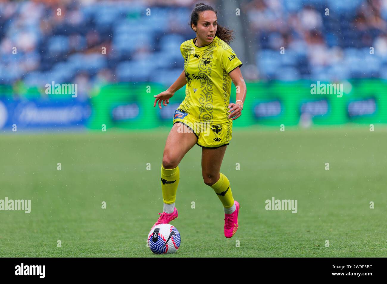Sydney, Australien. Dezember 2023. Emma Main aus Wellington Phoenix ...