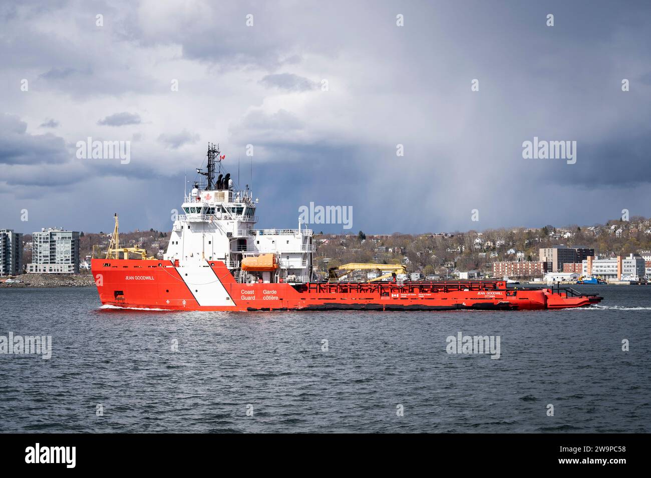 Der Eisbrecher der kanadischen Küstenwache CCGS Jean Goodwill kehrt ...