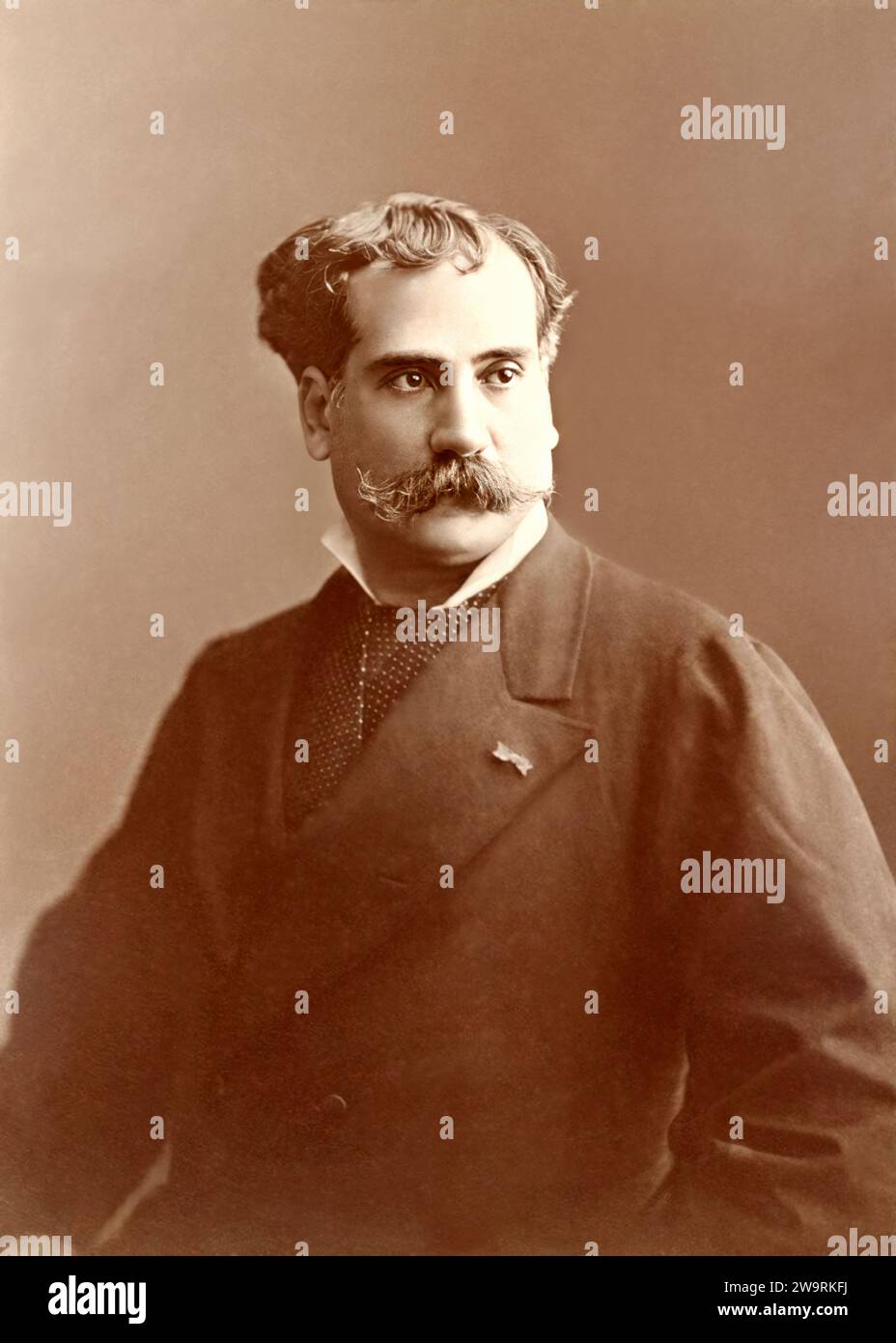 1890 c., Paris , FRANKREICH : der berühmte italienische Opernsänger ...