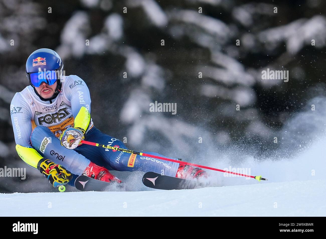 Alex Vinatzer (ITA) tritt am 17. Dezember 2023 beim Audi FIS Alpine Ski ...