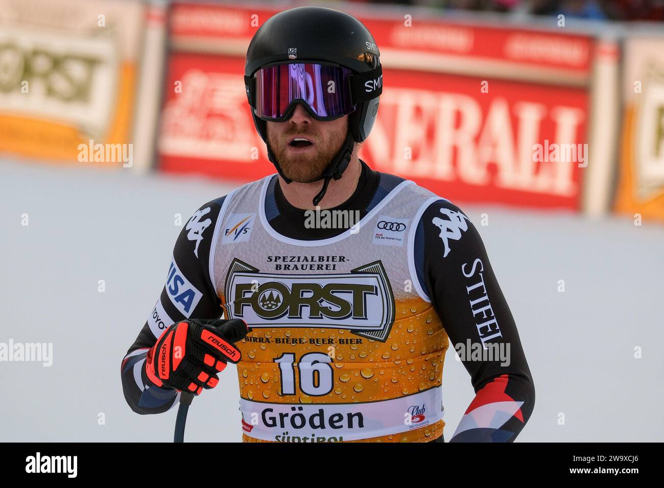 Ryan Cochran-Siegle (USA) tritt am 16. Dezember 2023 beim Audi FIS ...