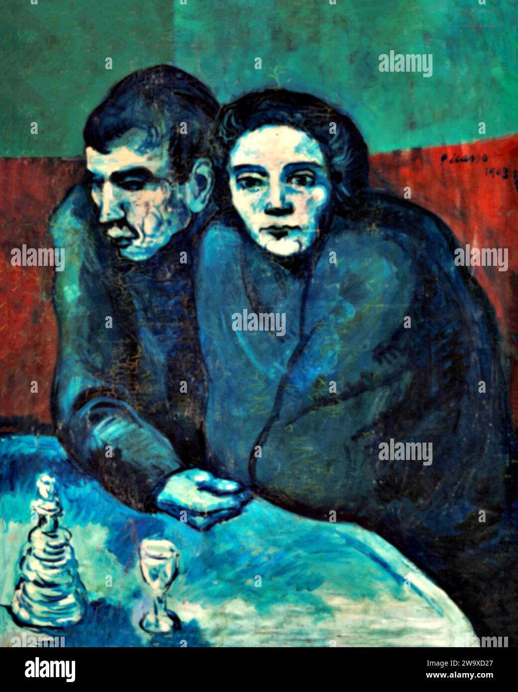 Picasso painting couple Stock-Vektorgrafiken kaufen - Alamy