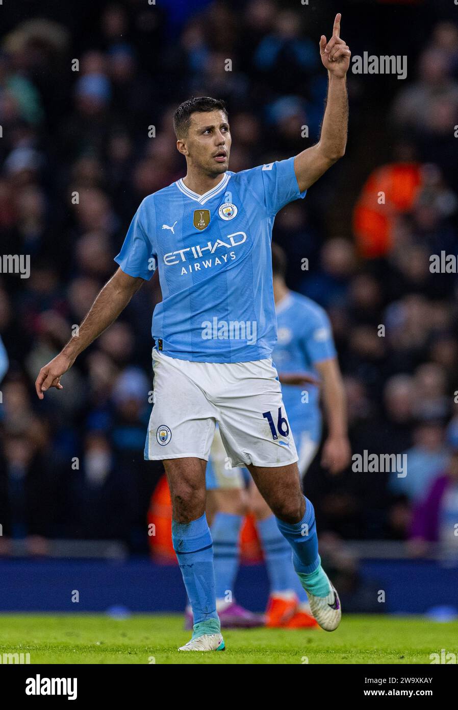 (231231) -- MANCHESTER, 31. Dezember 2023 (Xinhua) -- Manchester City ...