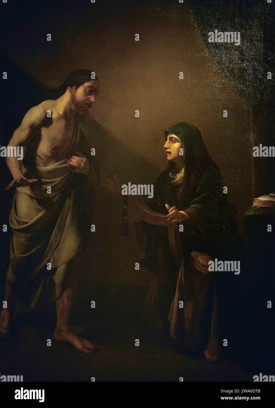 Der auferstandene jesus christus erscheint der jungfrau -Fotos und -Bildmaterial in hoher ...