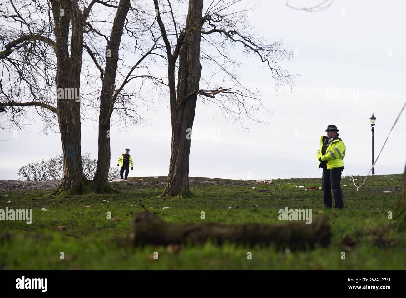 Metropolitan Police Officers in Primrose Hill, Camden, Nord-London, wo ...