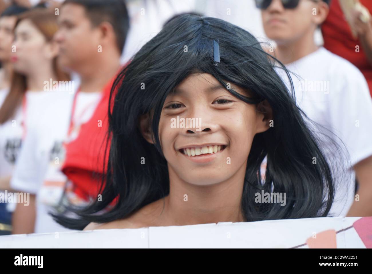 Minalin, Philippinen. Januar 2024. Echte Männer Crossdresses am ...