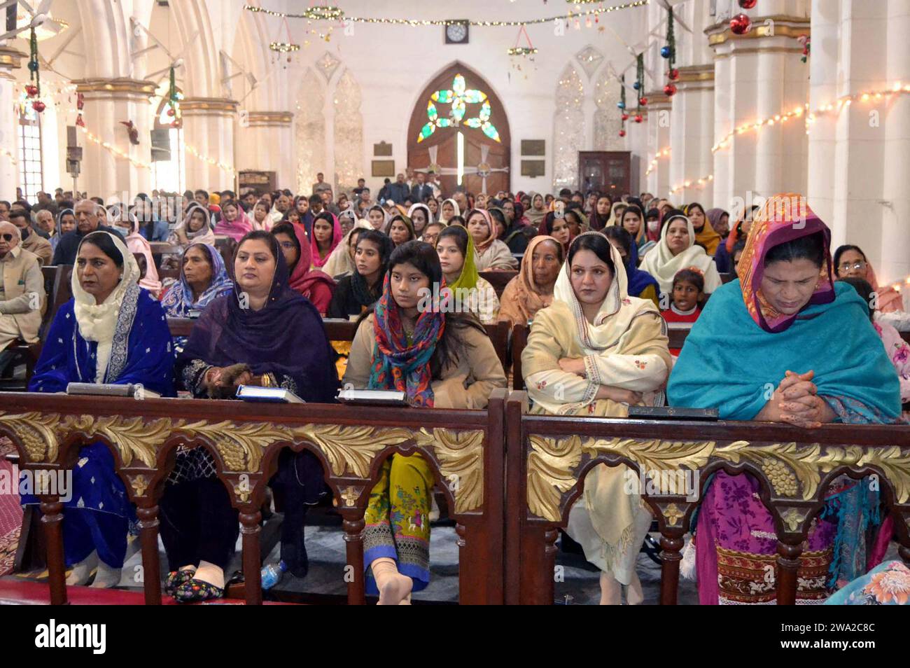 Mitglieder der Christlichen Gemeinschaft nehmen an der jährlichen ...