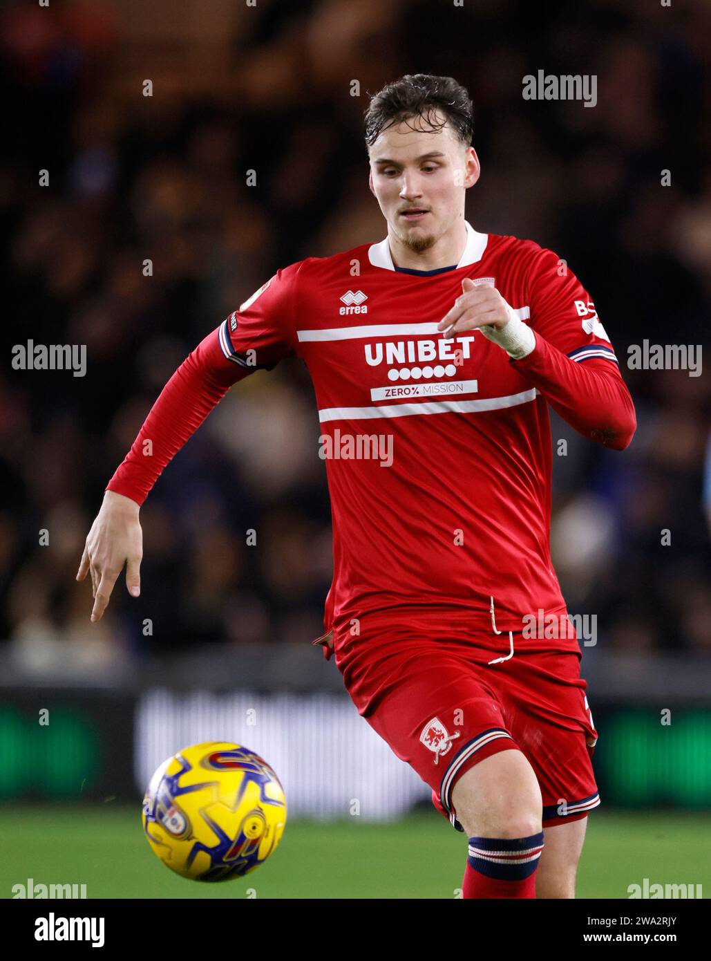 Middlesbrough's Rav van den Berg während des Sky Bet Championship ...