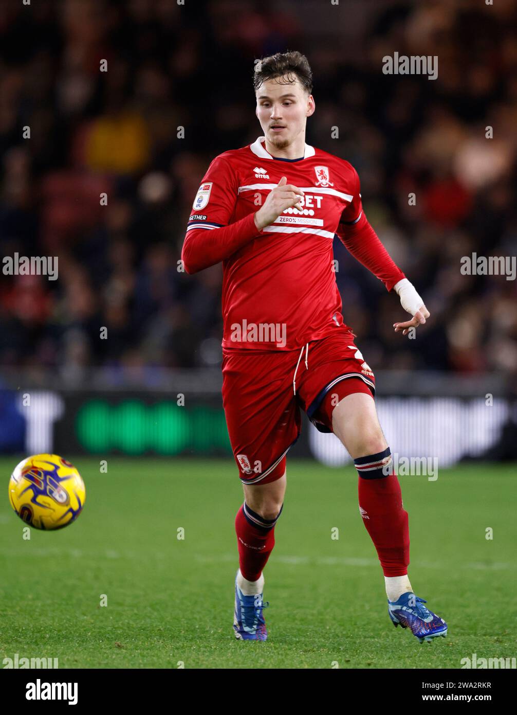 Middlesbrough's Rav van den Berg während des Sky Bet Championship ...