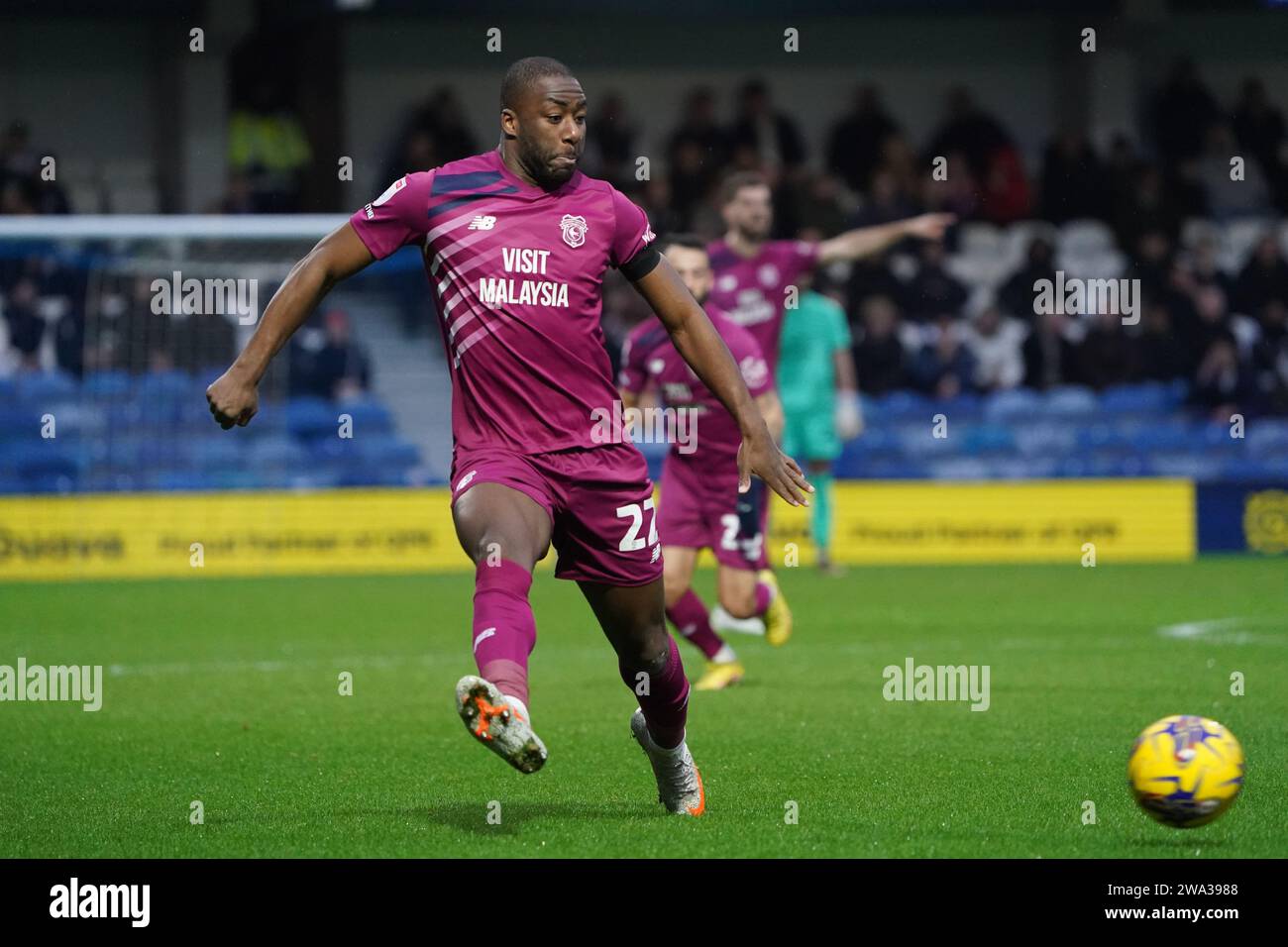 LONDON, ENGLAND - 1. JANUAR: Yakou Méite of Cardiff City beim Sky Bet ...