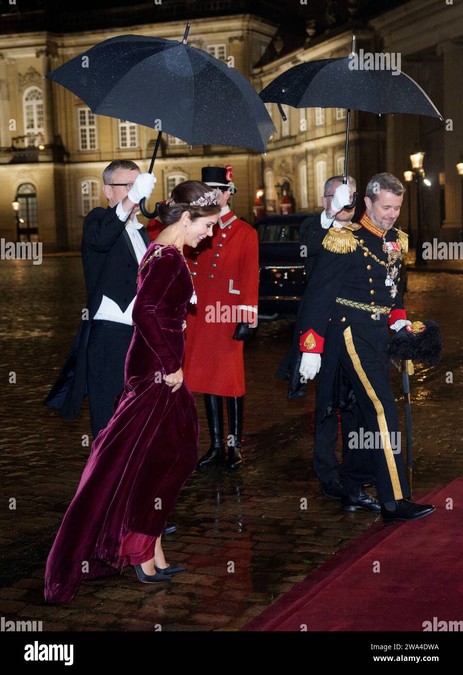 Kopenhagen, Dänemark. Januar 2024. Dänemarks zukünftiger König und ...