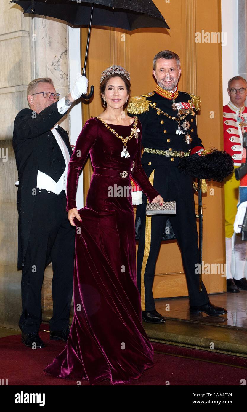 Kopenhagen, Dänemark. Januar 2024. Dänemarks zukünftiger König und ...