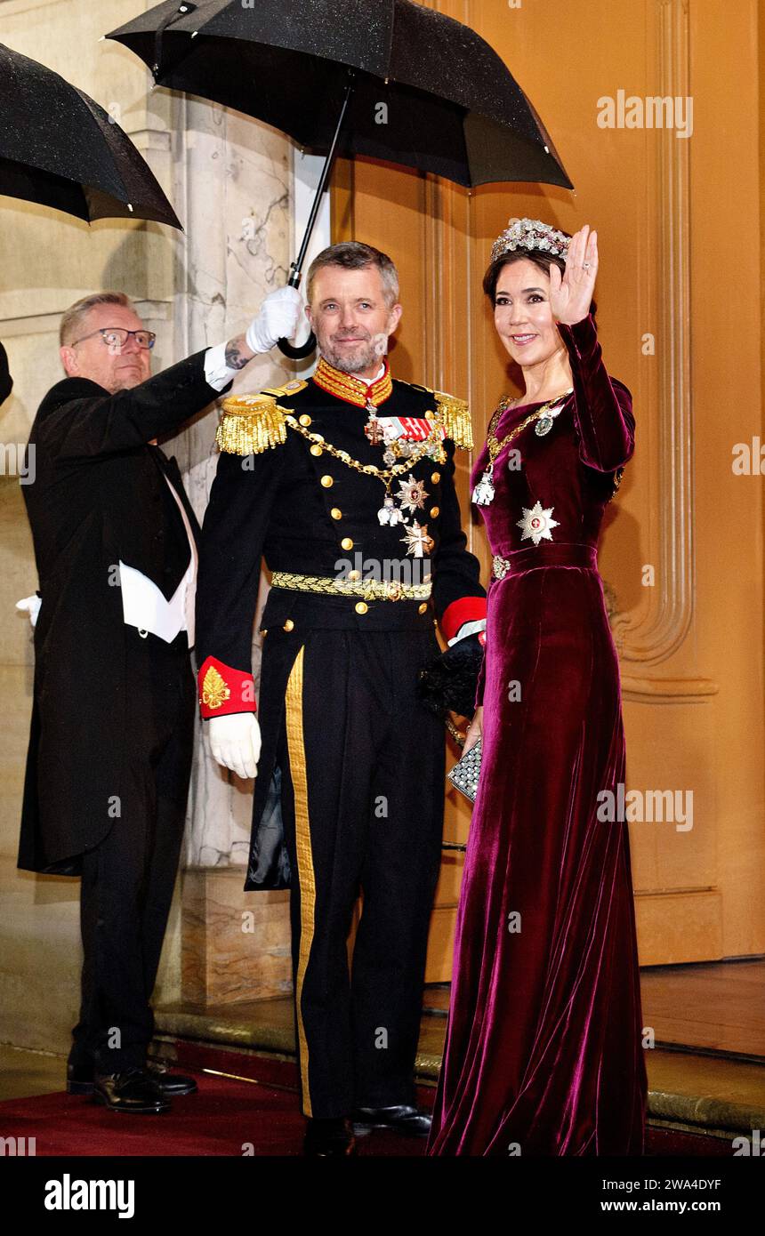 Kopenhagen, Dänemark. Januar 2024. Dänemarks zukünftiger König und ...