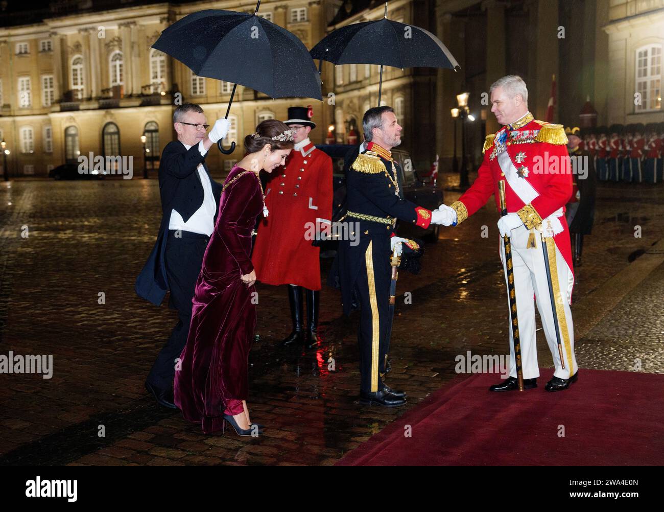 Kopenhagen, Dänemark. Januar 2024. Dänemarks zukünftiger König und ...