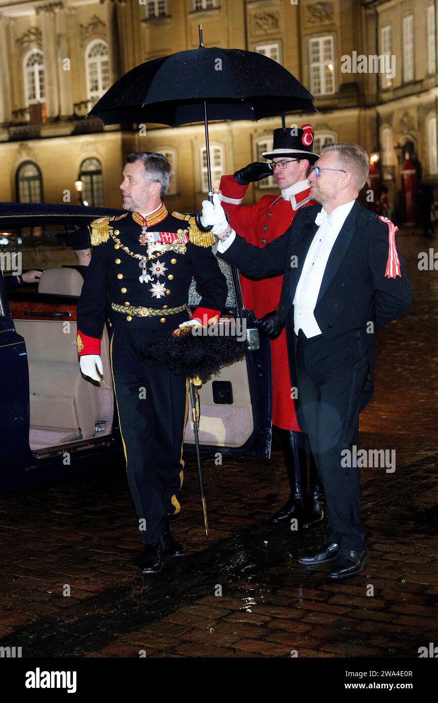 Kopenhagen, Dänemark. Januar 2024. Dänemarks zukünftiger König und ...
