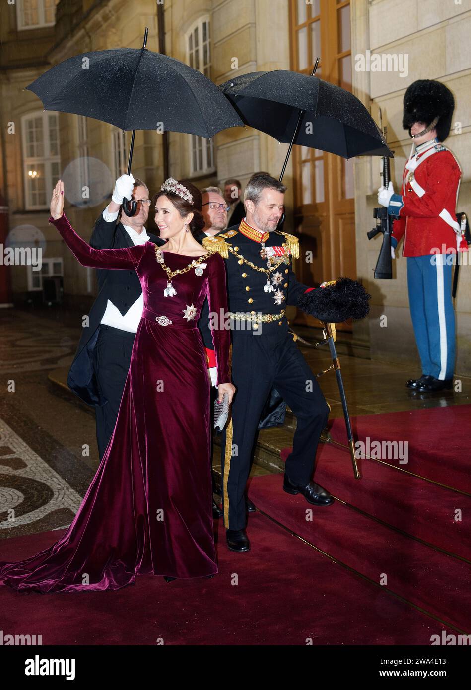 Kopenhagen, Dänemark. Januar 2024. Dänemarks zukünftiger König und ...