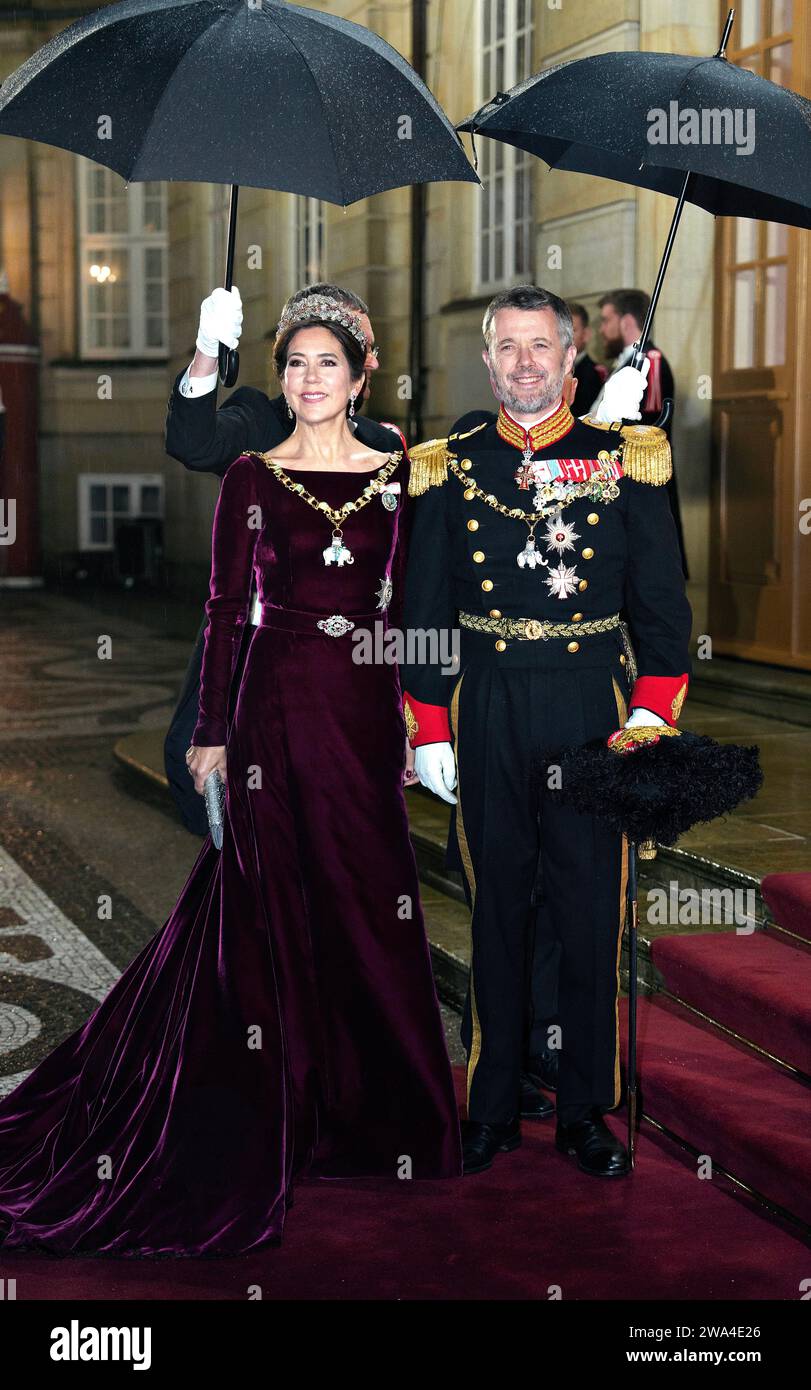 Kopenhagen, Dänemark. Januar 2024. Dänemarks zukünftiger König und ...
