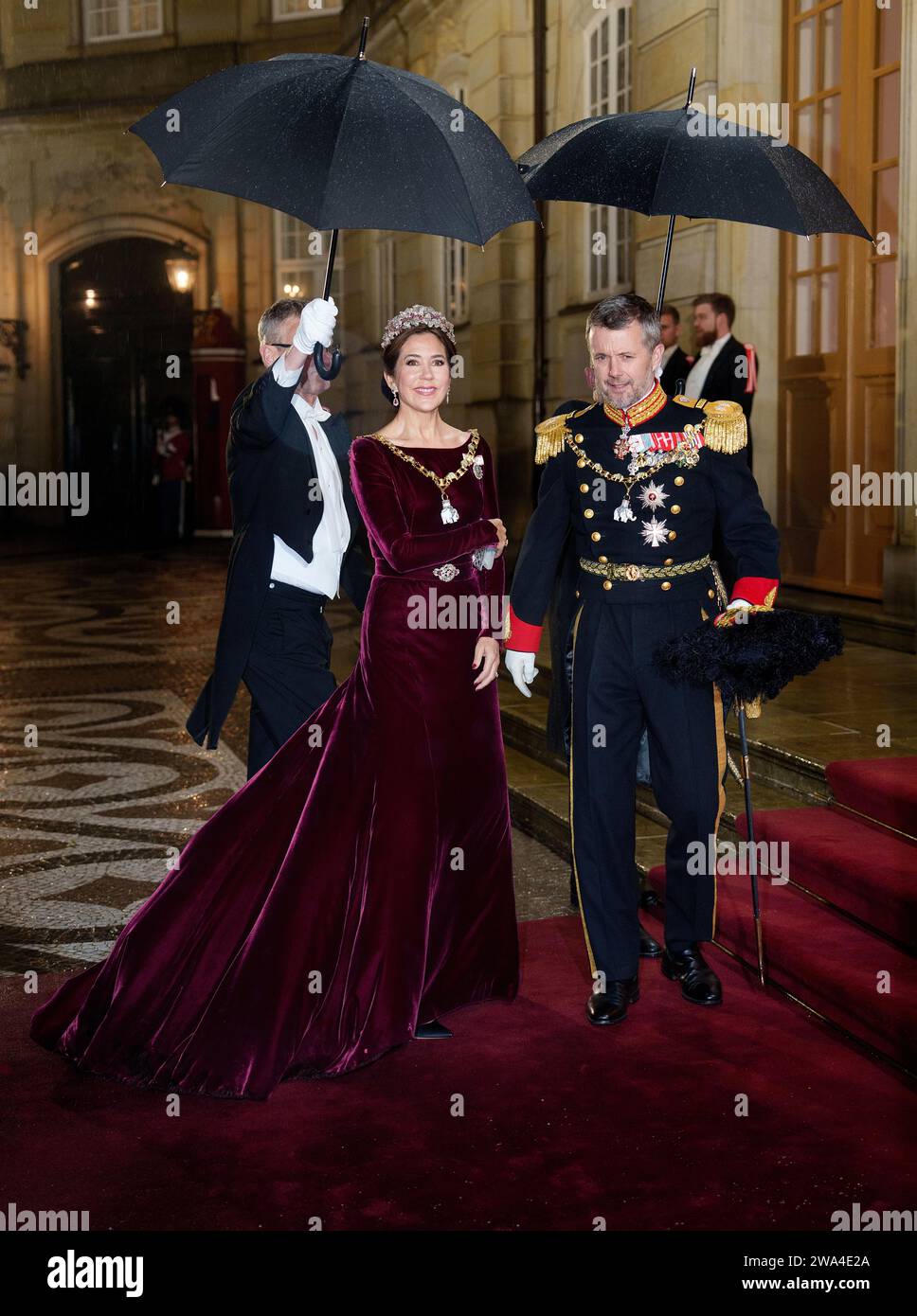 Kopenhagen, Dänemark. Januar 2024. Dänemarks zukünftiger König und ...