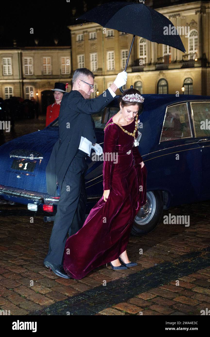 Kopenhagen, Dänemark. Januar 2024. Dänemarks zukünftiger König und ...