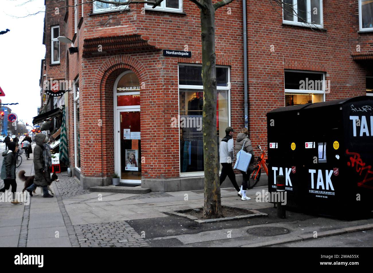 Kopenhagen, Dänemark /02 Januar 2024/. Heilsarmee Kirche Valuneer ...