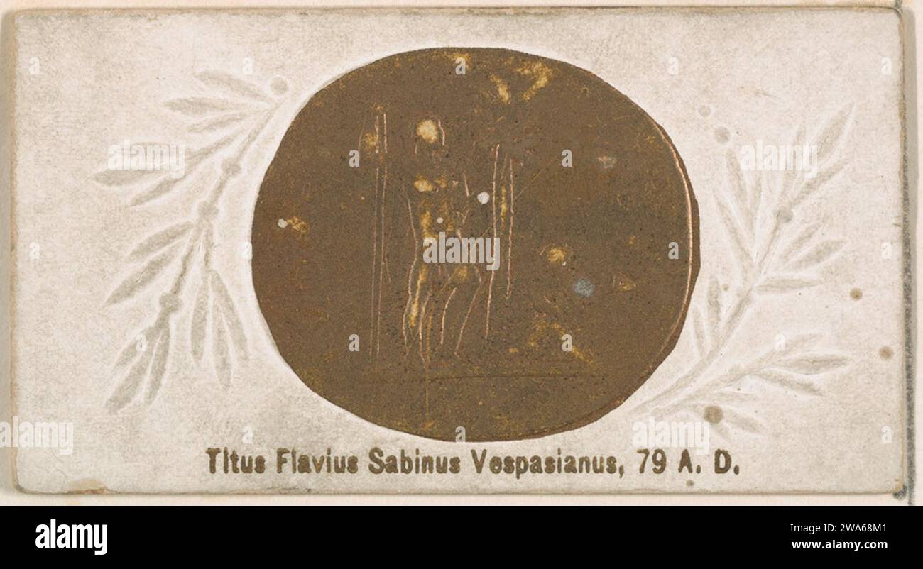 Titus Flavius Savinus Vespasianus, 79 n. Chr., aus der Serie der ...