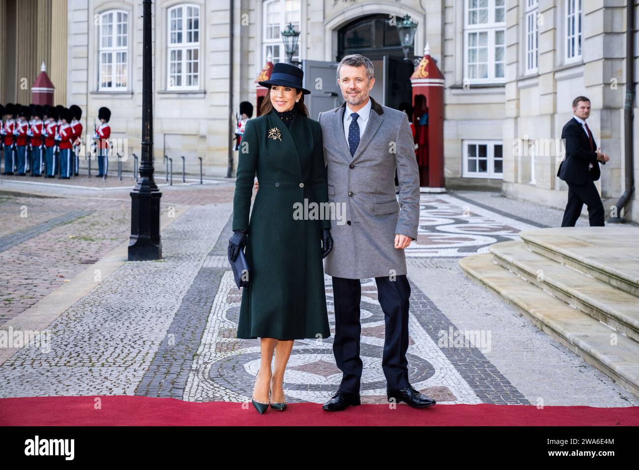 (ARCHIV) Kronprinz Frederik und Kronprinzessin Mary kommen am Montag, 6 ...