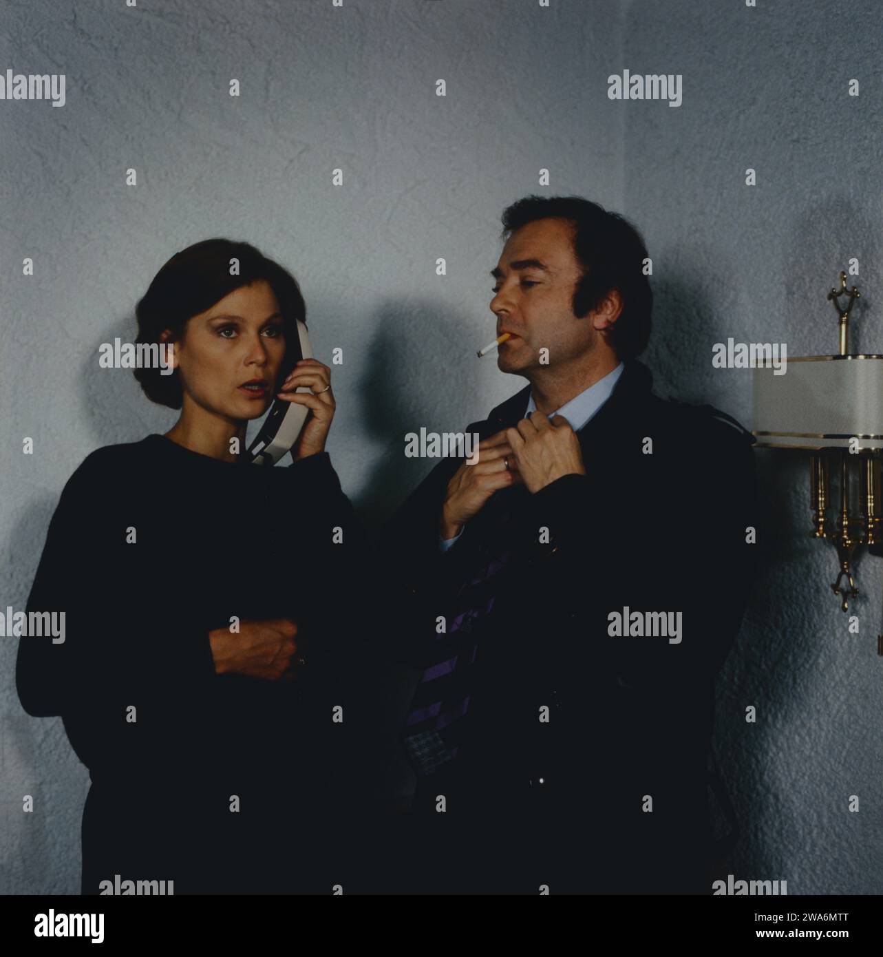 Der Alte, ZDF Krimi-Serie, Deutschland, 1985, Szene: Monika Woytowicz ...