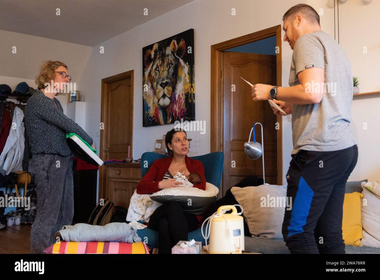 © PHOTOPQR/DNA/Thomas TOUSSAINT ; Straßburg ; 02/11/2023 ; Isabelle ...